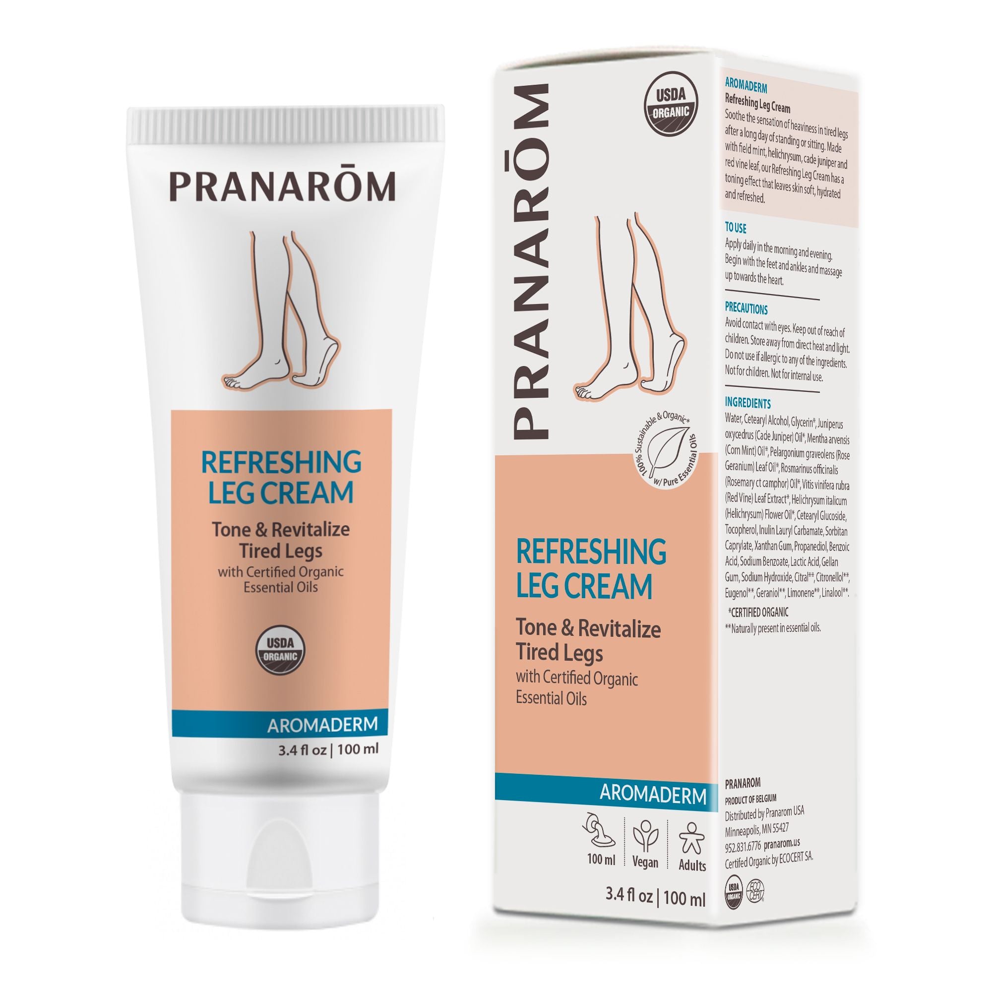 Pranarom: Refreshing Leg Cream – Organic Living AZ